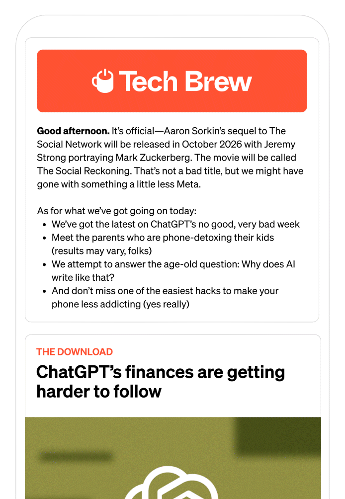 Latest Issue | Tech Brew